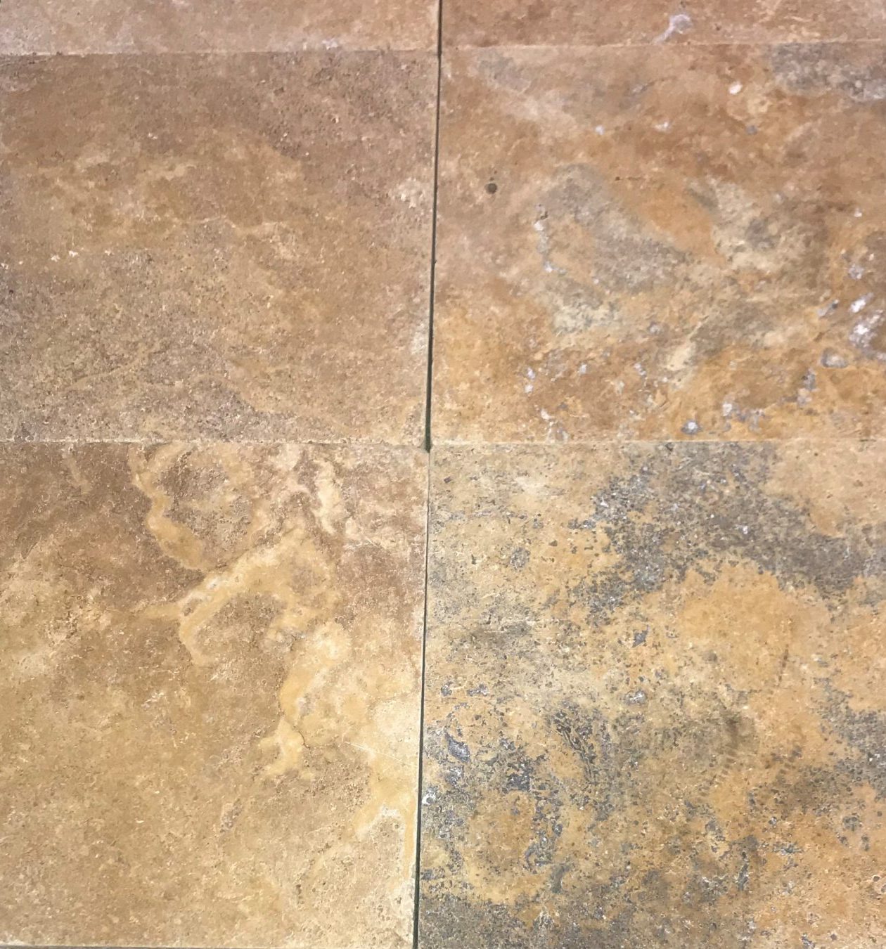 Gold Tumbled Travertine Pavers - StoneTileUS