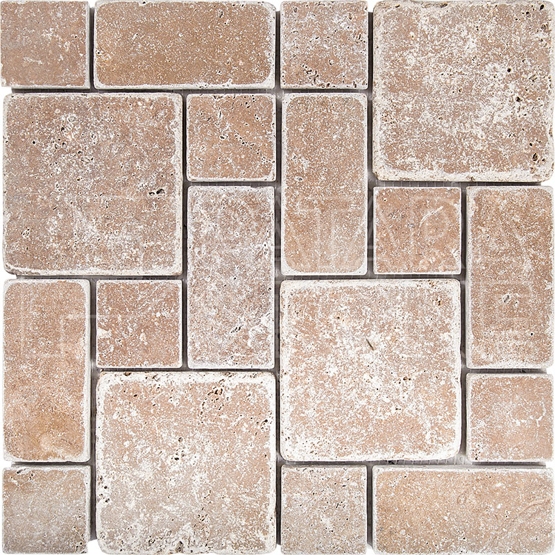Noce Travertine Paver - StoneTileUS