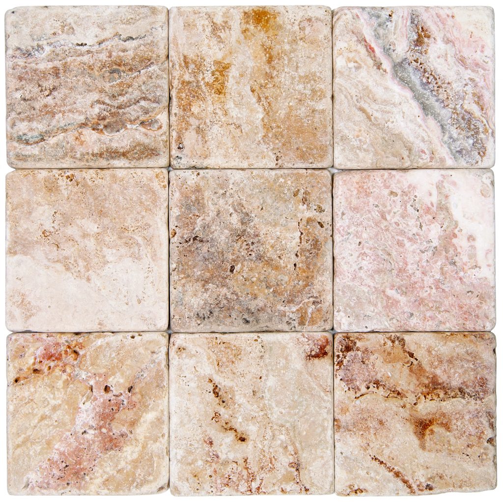 Leonardo Valencia (STD) TB Travertine Mosaic Tile - StoneTileUS